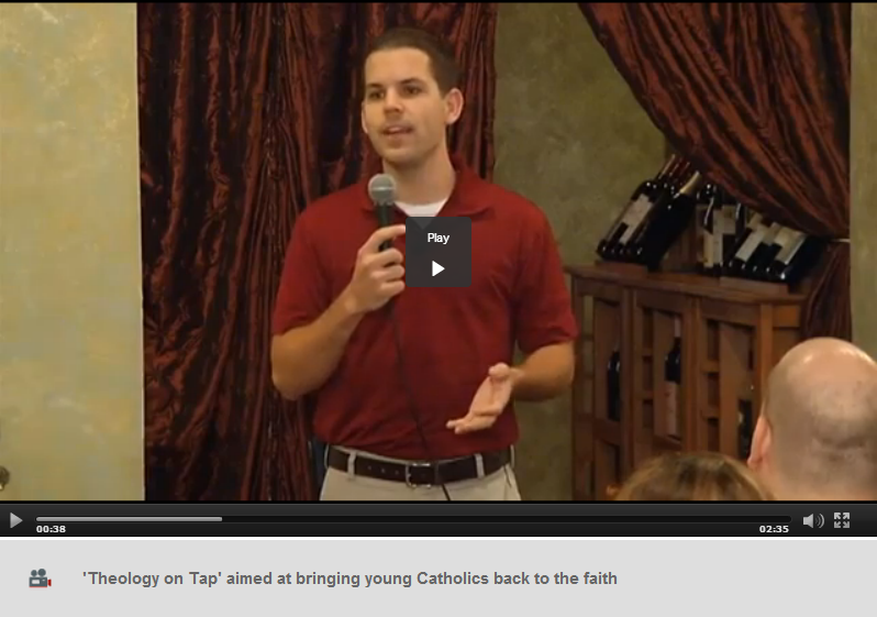 CBS story on my Theology on Tap talk